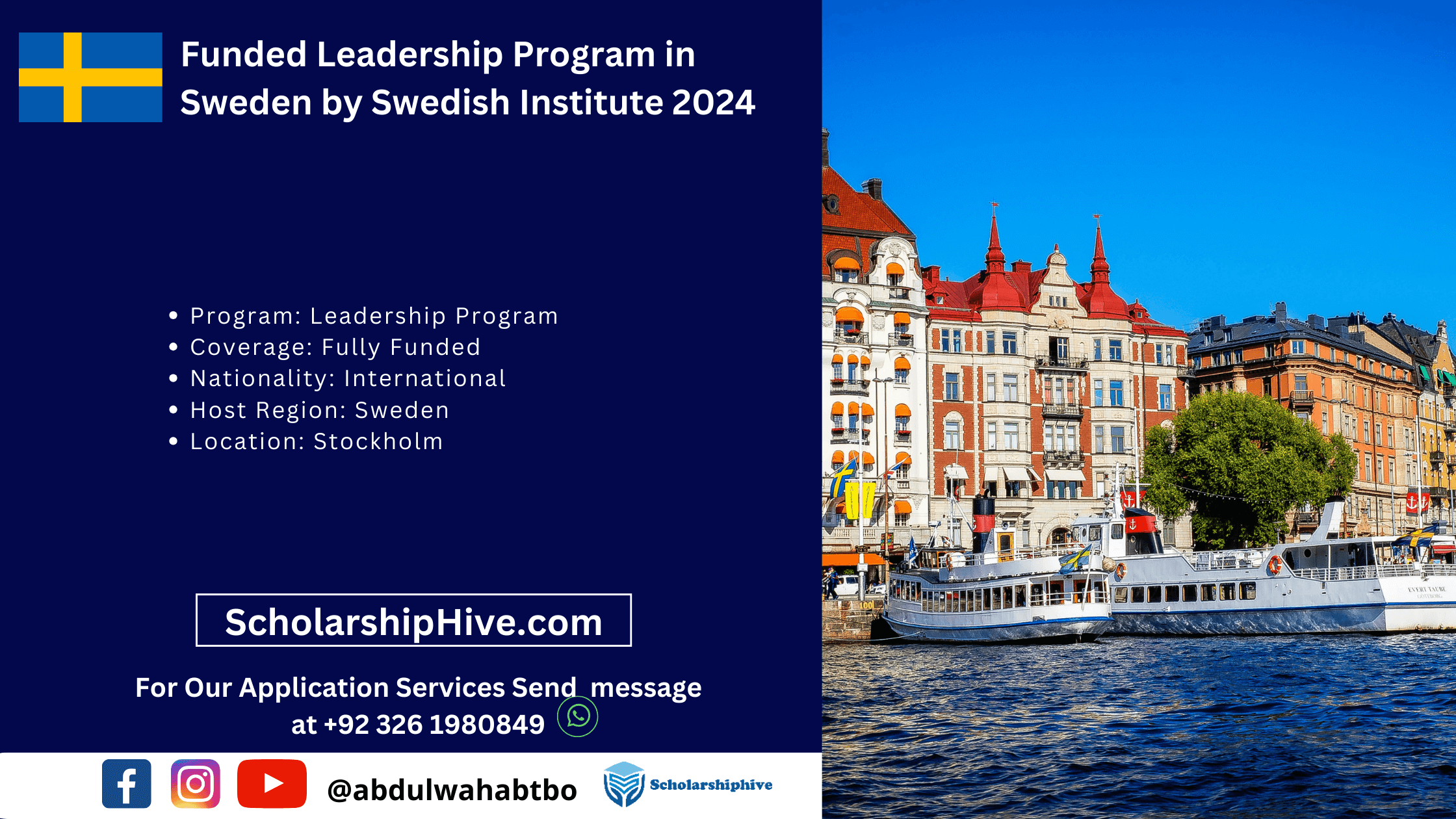 Funded Leadership Program in Sweden by Swedish Institute 2024 ...