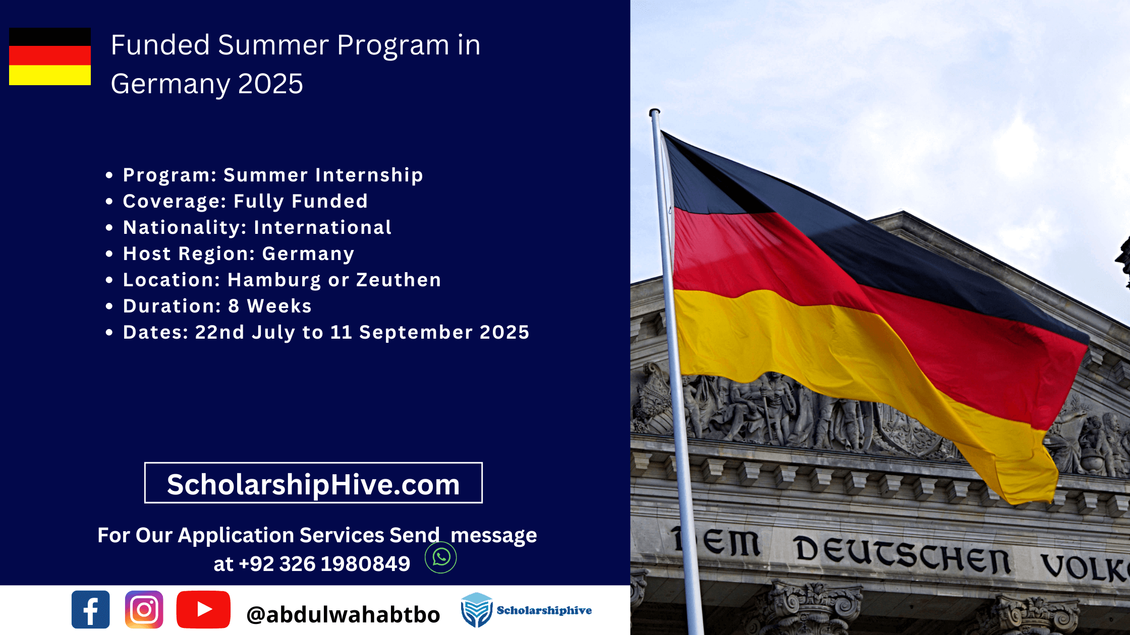 Funded Summer Program in Germany 2025 - Scholarshiphive