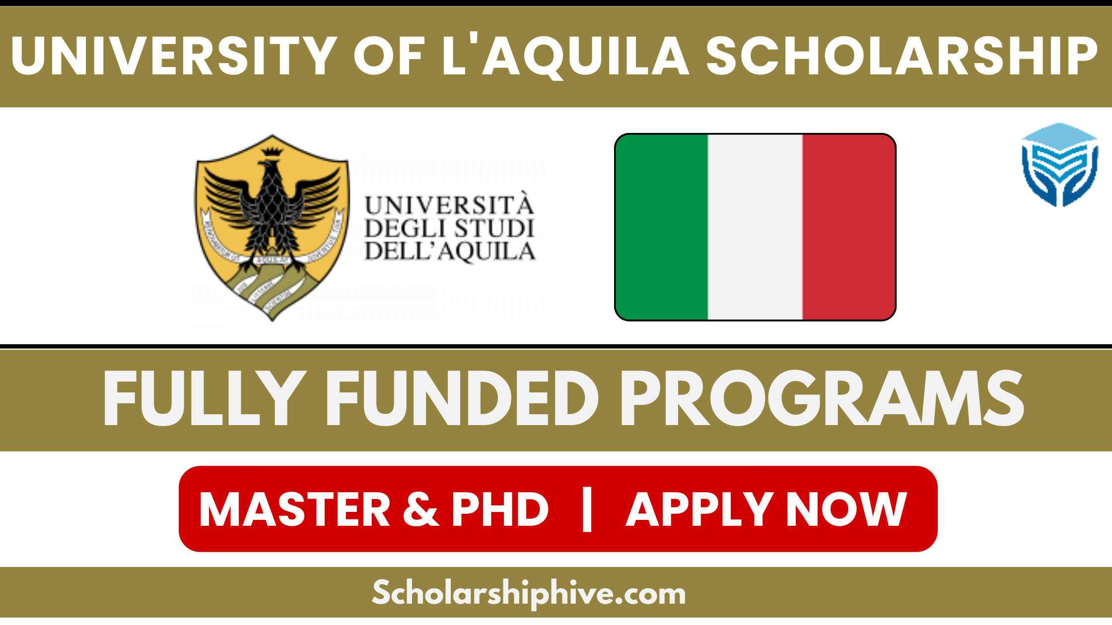 University of L'Aquila Fully Funded Scholarship 2025-26 - Scholarshiphive